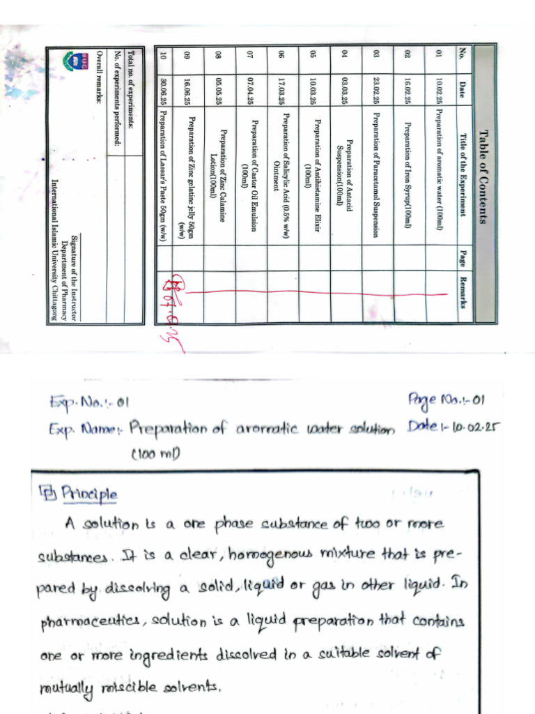 Preparation of Aromatic Water | PDF