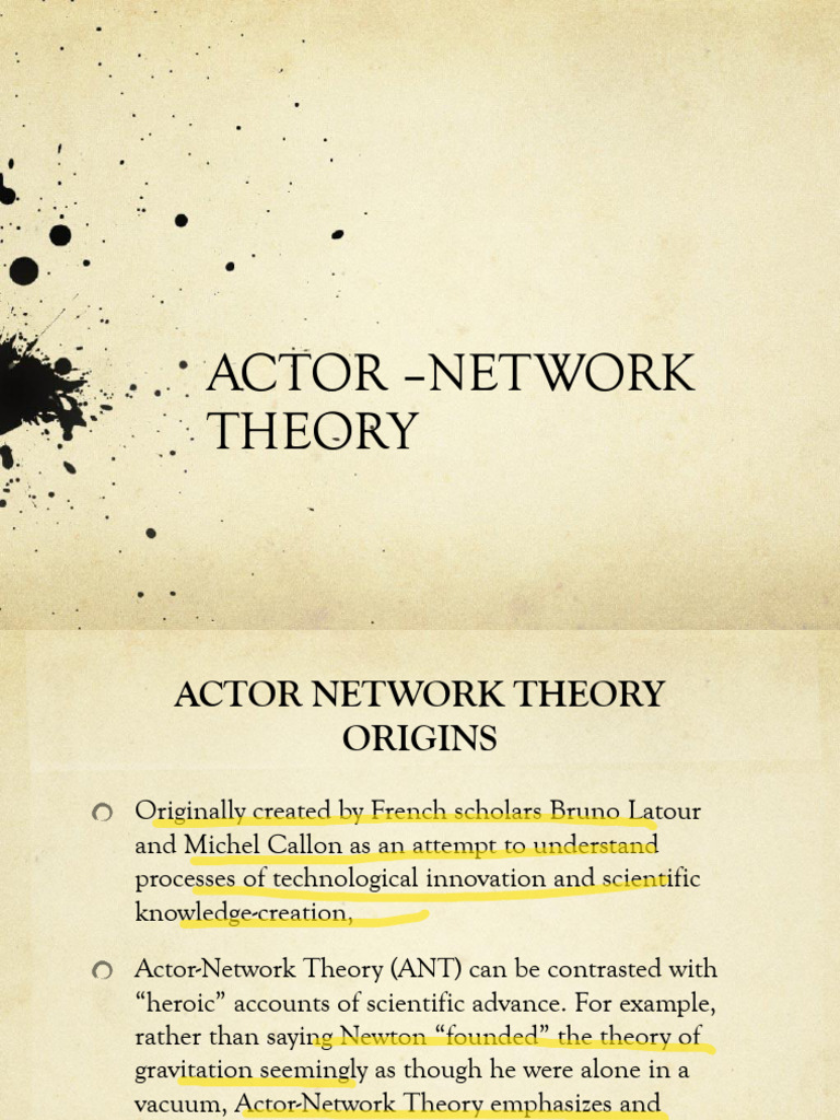 Actor Network Theory | PDF | Clinical Trial | Vaccines