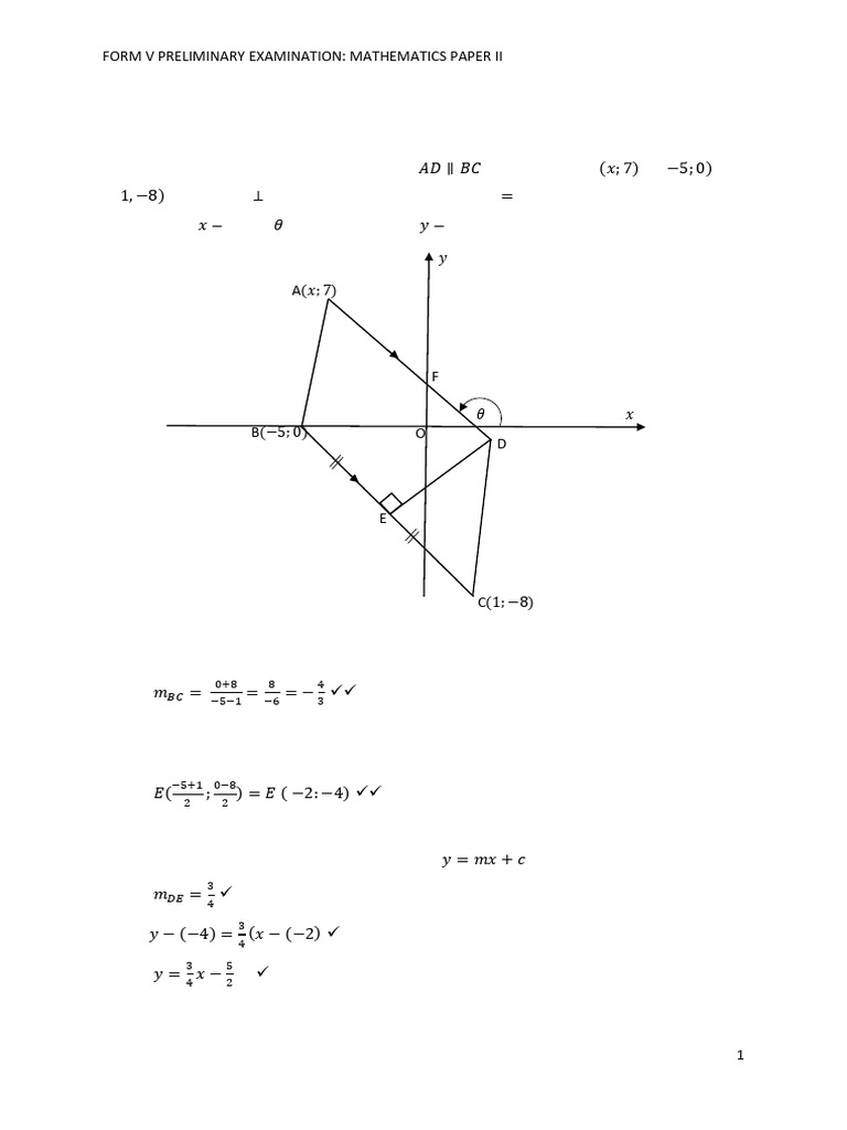 Prelim 2021 Paper II Memo | PDF | Circle | Angle