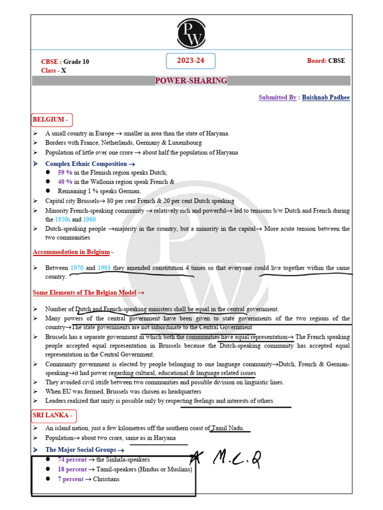 Power Sharing in Belgium and Sri Lanka | PDF | Belgium | Sri Lanka