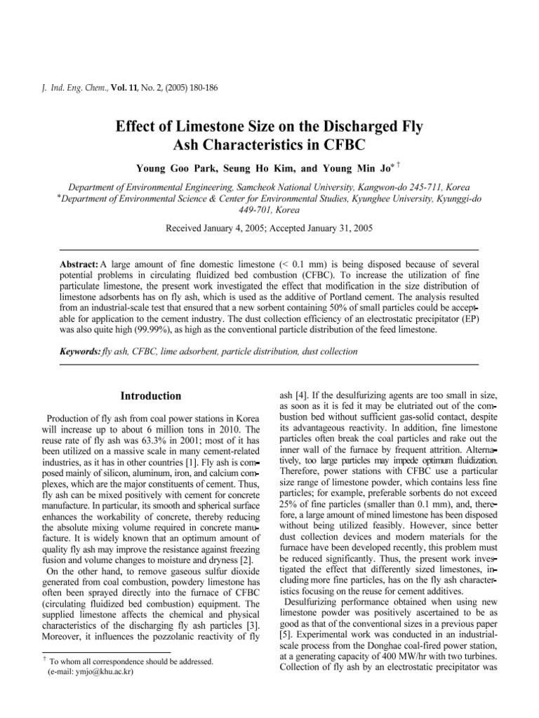 Effect of Lime Stone | PDF