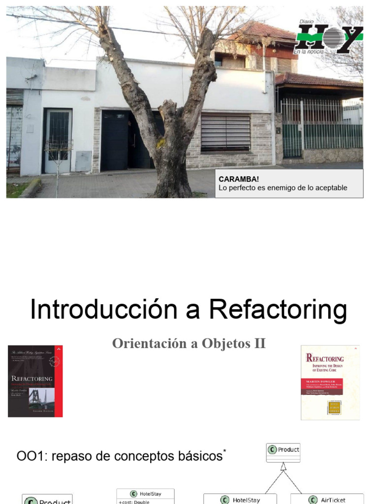 Introducción A Refactoring | PDF | Variable (informática) | Java (lenguaje de programación)