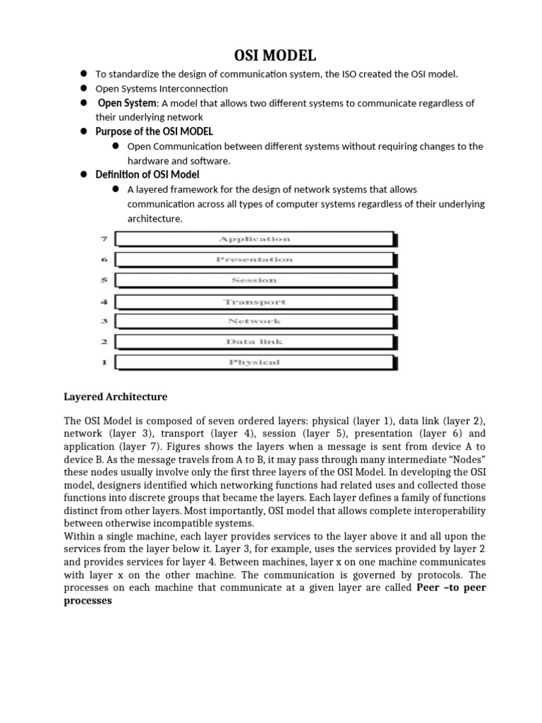 Osi Model and TCP Ip Protocol Suite | PDF | Osi Model | Internet Protocol Suite