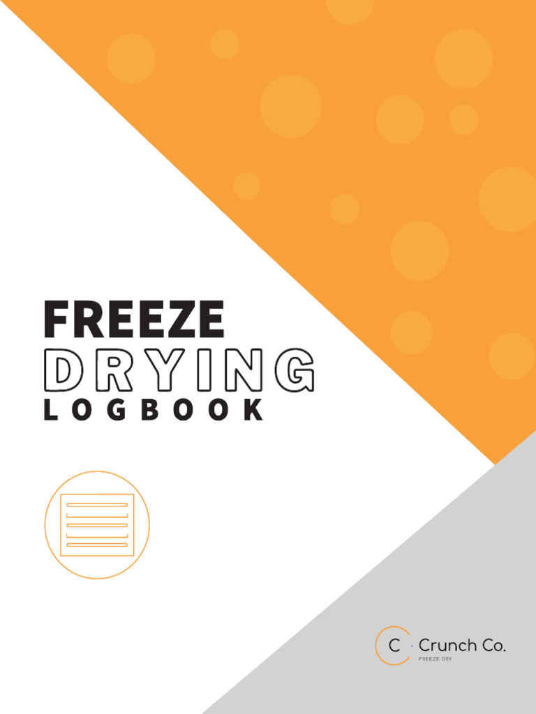 Freeze Drying Logbook | PDF