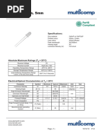 Data Sheet Led 5mm RGB | PDF | Light Emitting Diode | Color