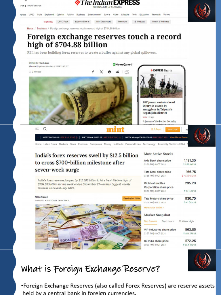 Understanding Foreign Exchange Reserves | PDF | Currency | Foreign ...