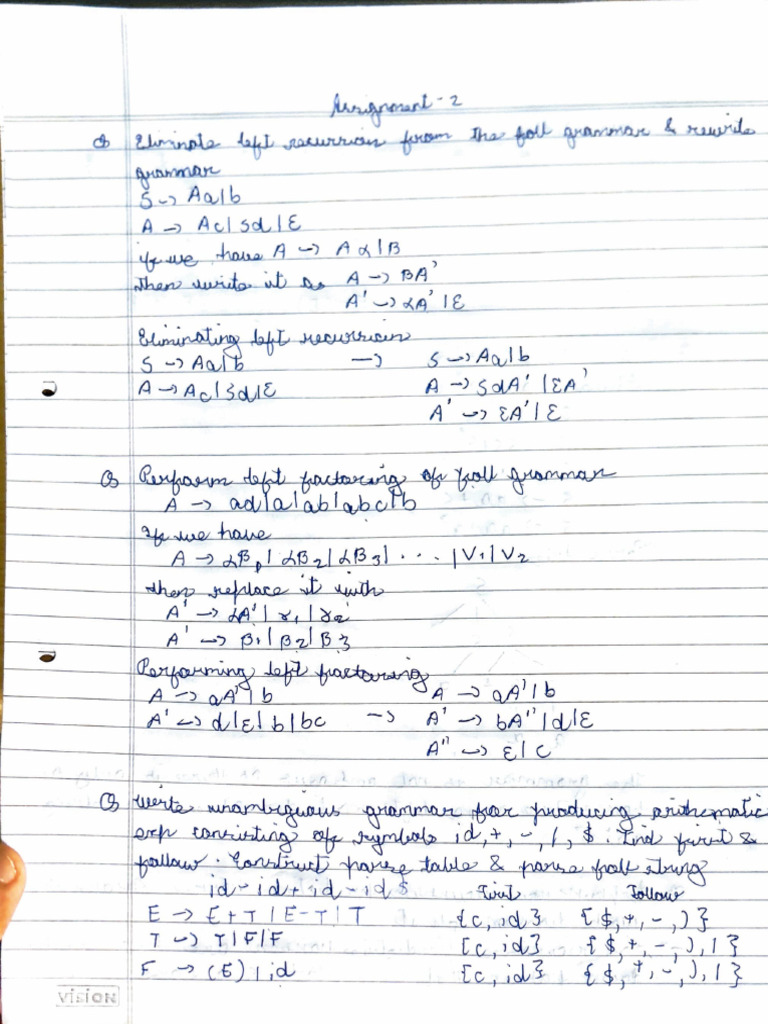 Compiler Assignment 2 | PDF
