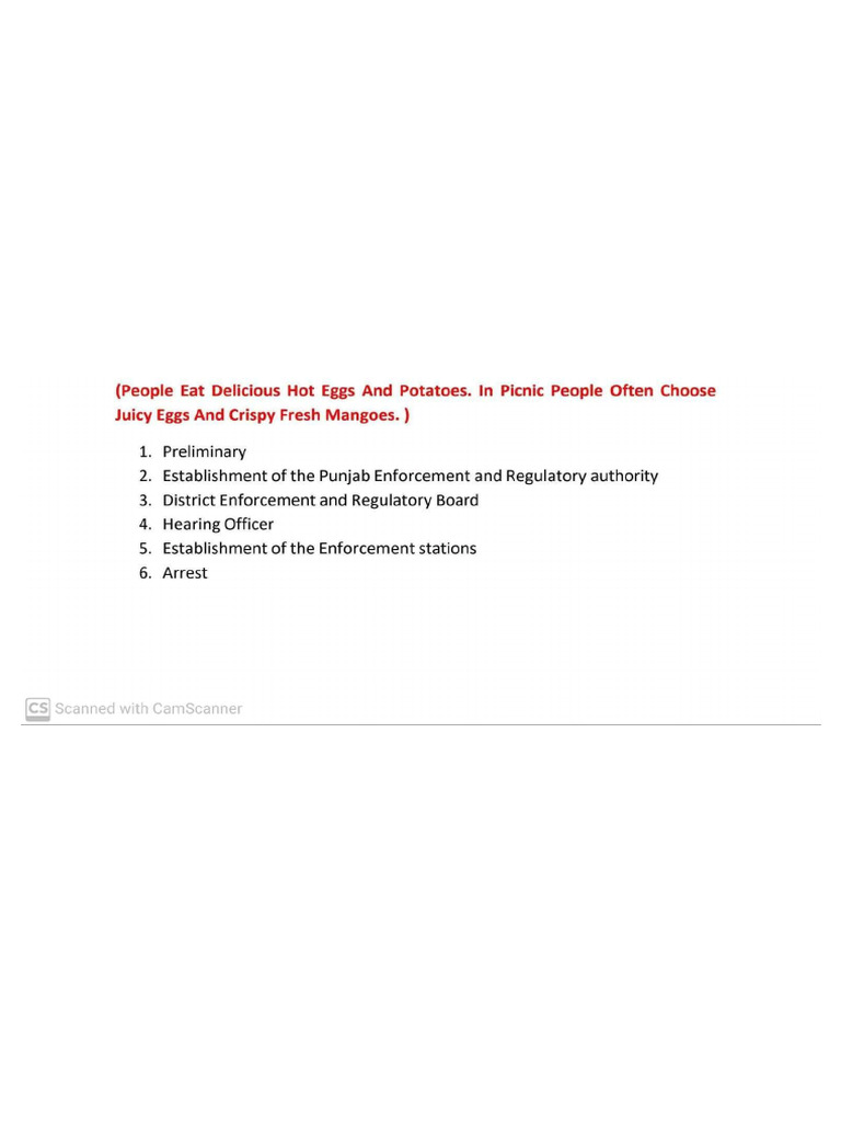 PERA Act Mcqs Booklet PDF | PDF