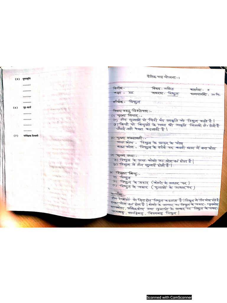 Maths Daily Lesson Plan 1 | PDF