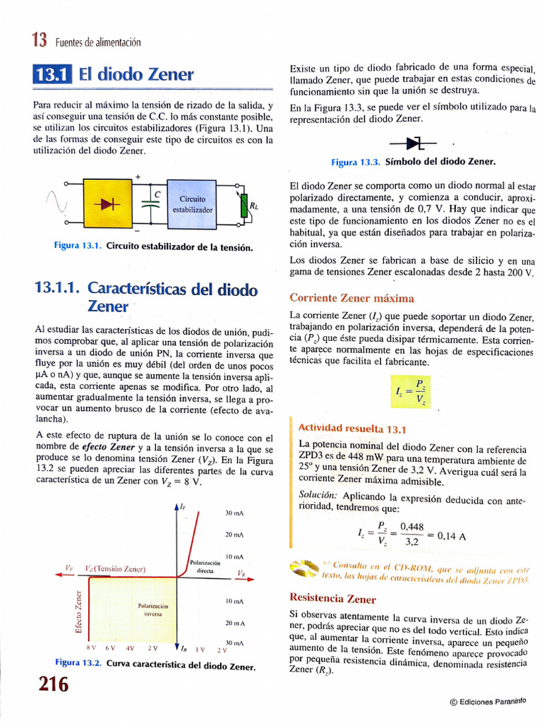 Diodos Zener | PDF | Diodo | Rectificador