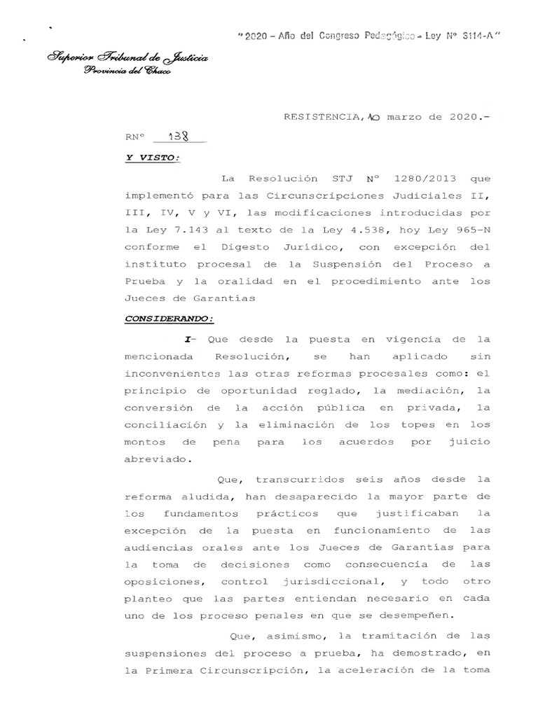 RSTJ #138.20 Oralidad Jueces de Garantias | PDF | Juez | Judicaturas