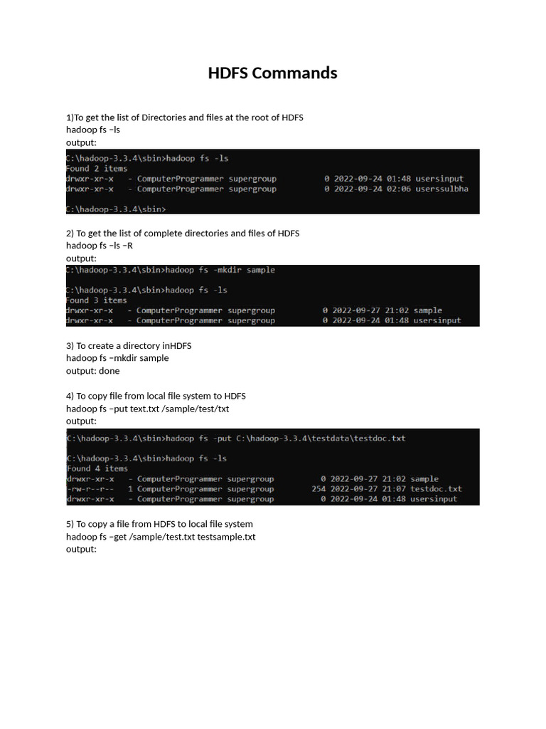 Lab Assignment 1 Bigdata | PDF