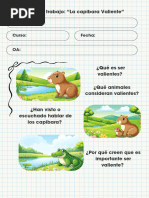 Cuento Capibara Valiente | PDF