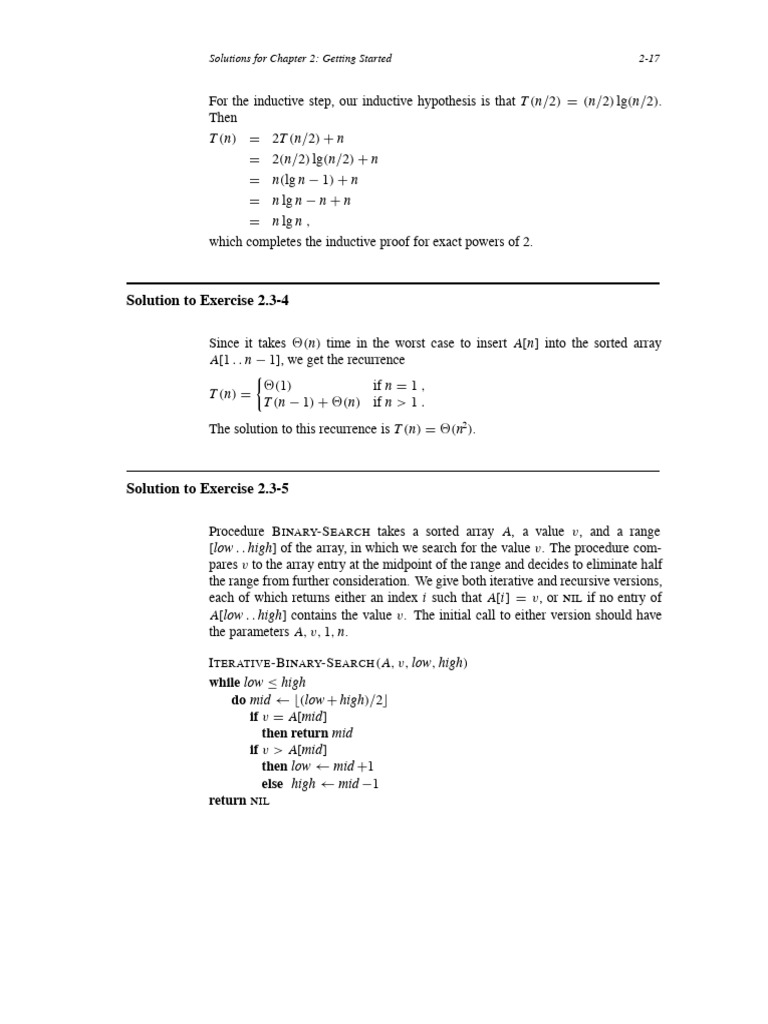 Cormen Lin Lee-Introduction to Algorithms (Solutions)-En-27 | PDF