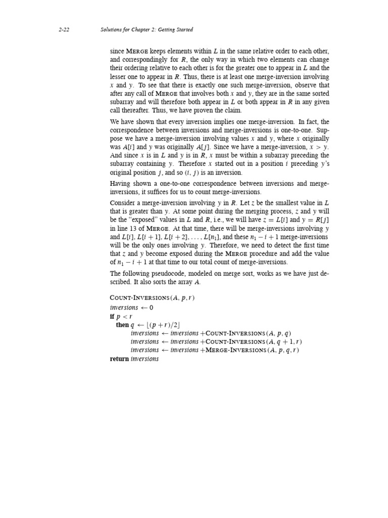 Cormen Lin Lee-Introduction to Algorithms (Solutions)-En-32 | PDF | Algorithms | Algorithms And ...