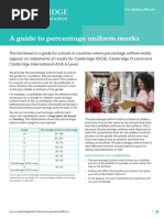 O Level A Level Grading System | PDF