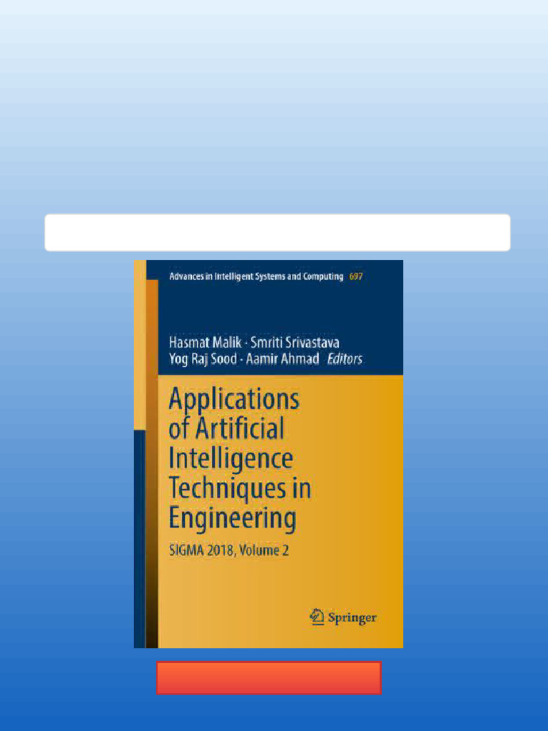 Applications of Artificial Intelligence Techniques in Engineering SIGMA 2018 Volume 2 Hasmat ...