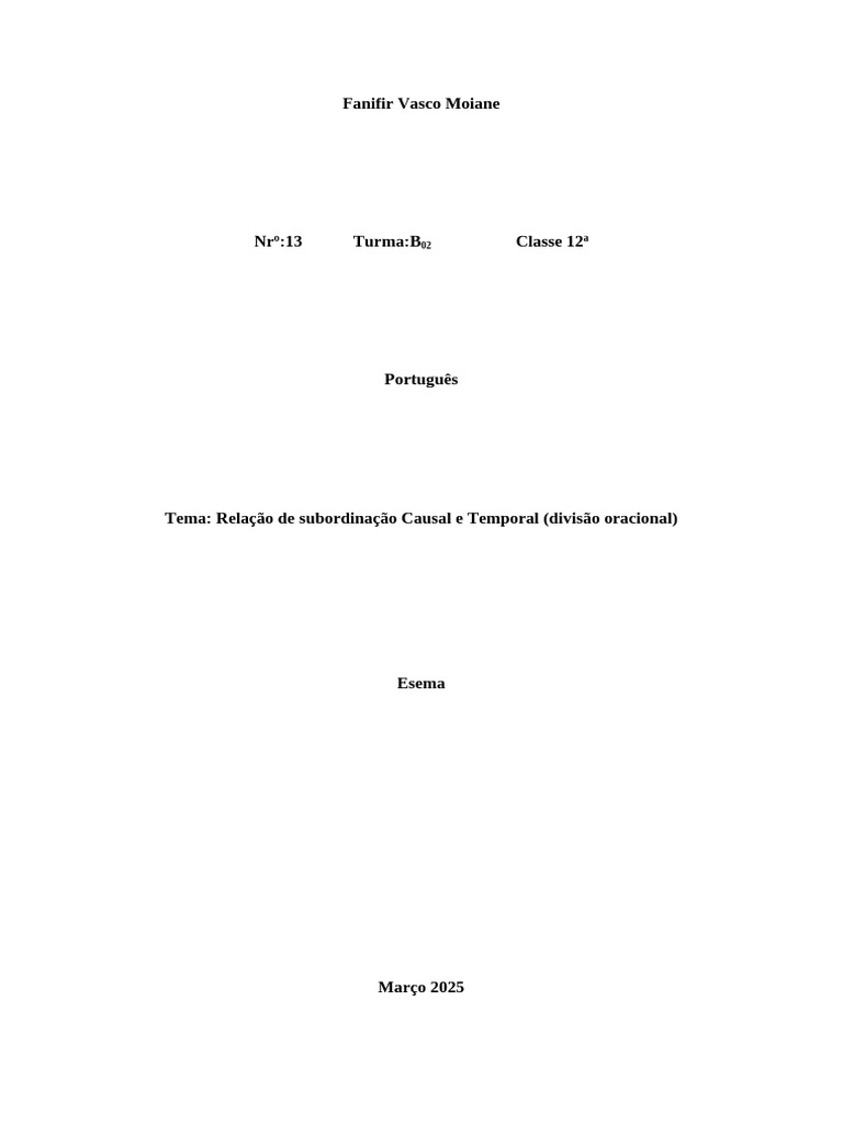 Moiane LV | PDF | Linguística | Gramática