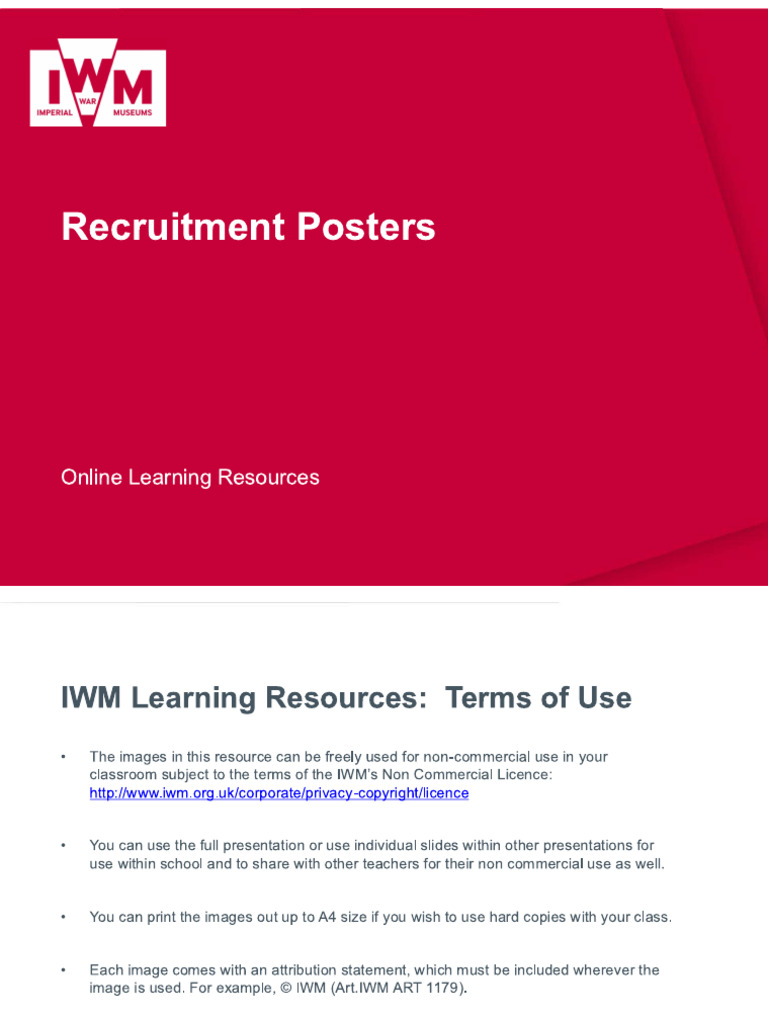 World War One Posters | PDF