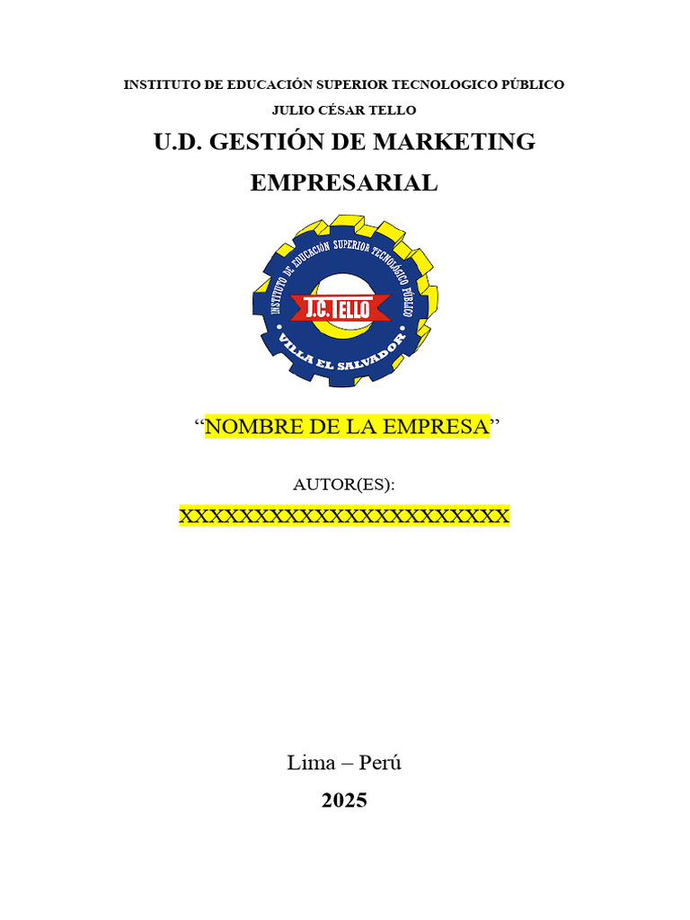 Modelo de Presentaci-N | PDF