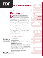 4AT Delirium Screening Tool Guide | PDF | Dementia | Medicine