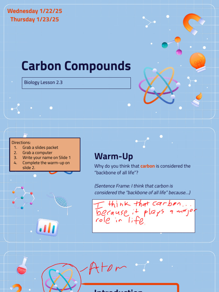 6.2. Carbon Compounds (Teacher Notes) | PDF | Macromolecules ...