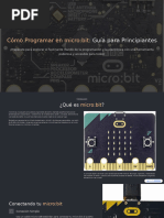 Manual de Programacion Microbit PDF | PDF | Brújula | Diodo emisor de luz