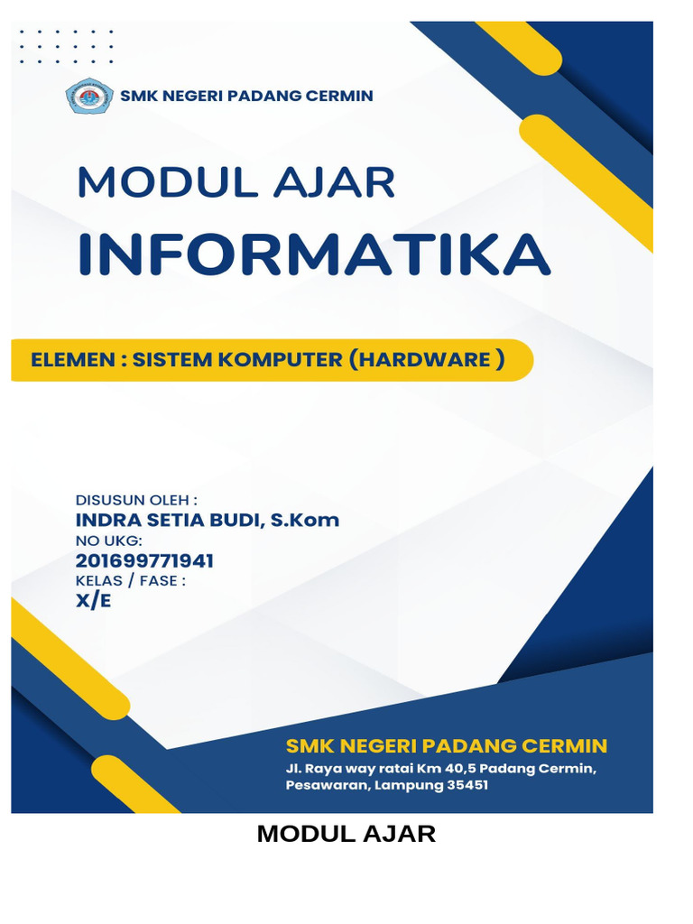 MODUL AJAR OKE BANGET | PDF