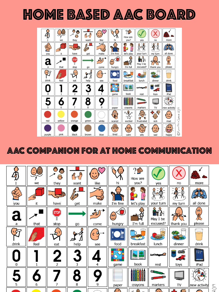 Home-Based AAC Communication Board | PDF