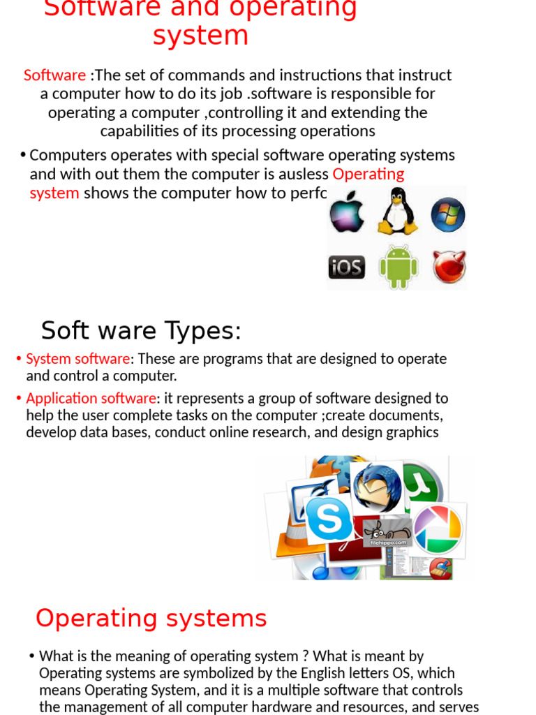 Software and Operating Systems | PDF