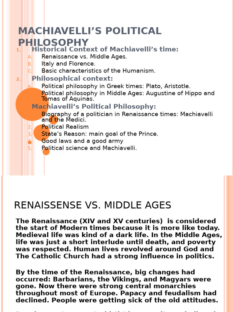 Machiavellis Political Philosophy | PDF | The Prince | Niccolò Machiavelli