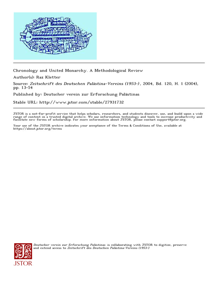Chronology and United Monarchy | PDF | Kingdom Of Judah | Anthropology