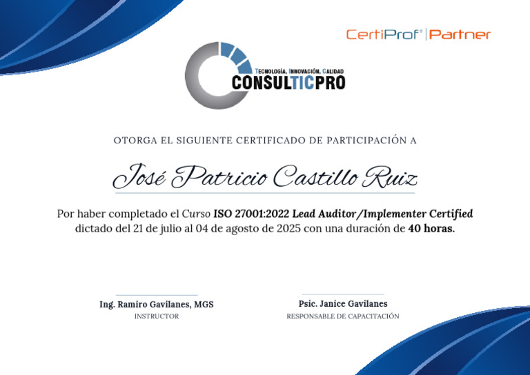 José Patricio Castillo Ruiz | PDF
