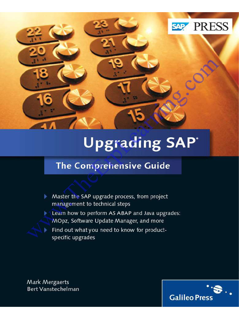 Upgrading SAP Sample | PDF