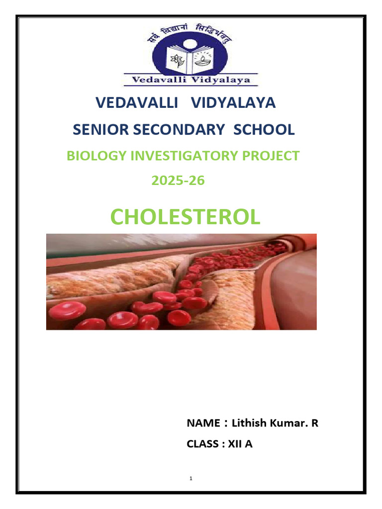 Cholesterol: Causes, Symptoms, and Treatment | PDF | Cholesterol ...
