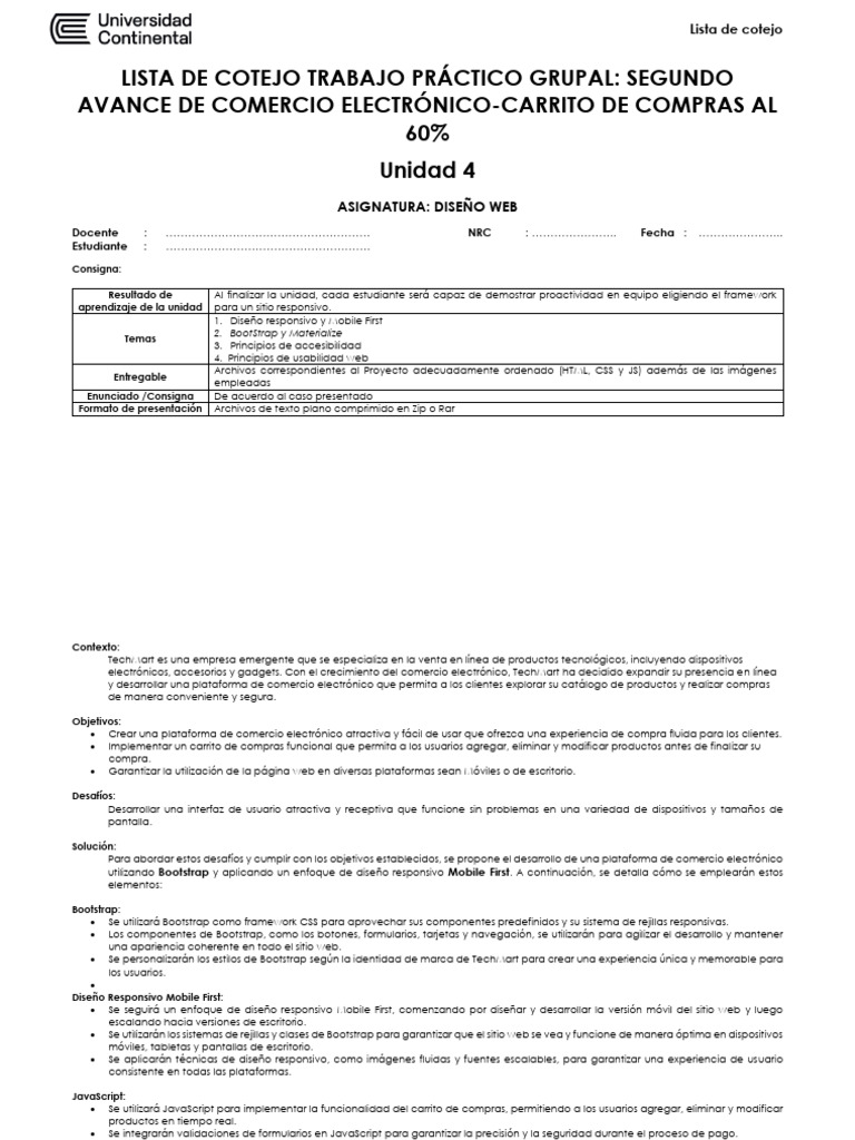 Diseño Web | PDF | Bootstrap (marco frontal) | Script Java