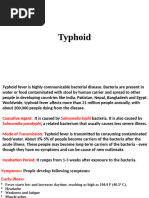 Typhoid Fever | PDF | Microbiology | Immunology