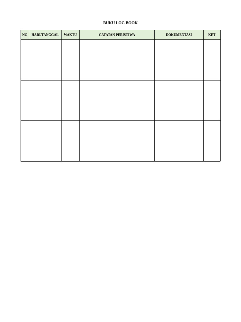 Log Book | PDF