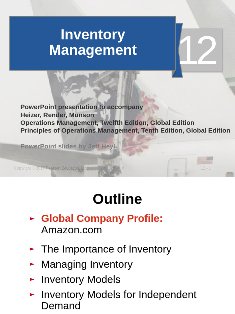 Heizer Om12 Ch012 Final | PDF | Management Accounting | Business Economics
