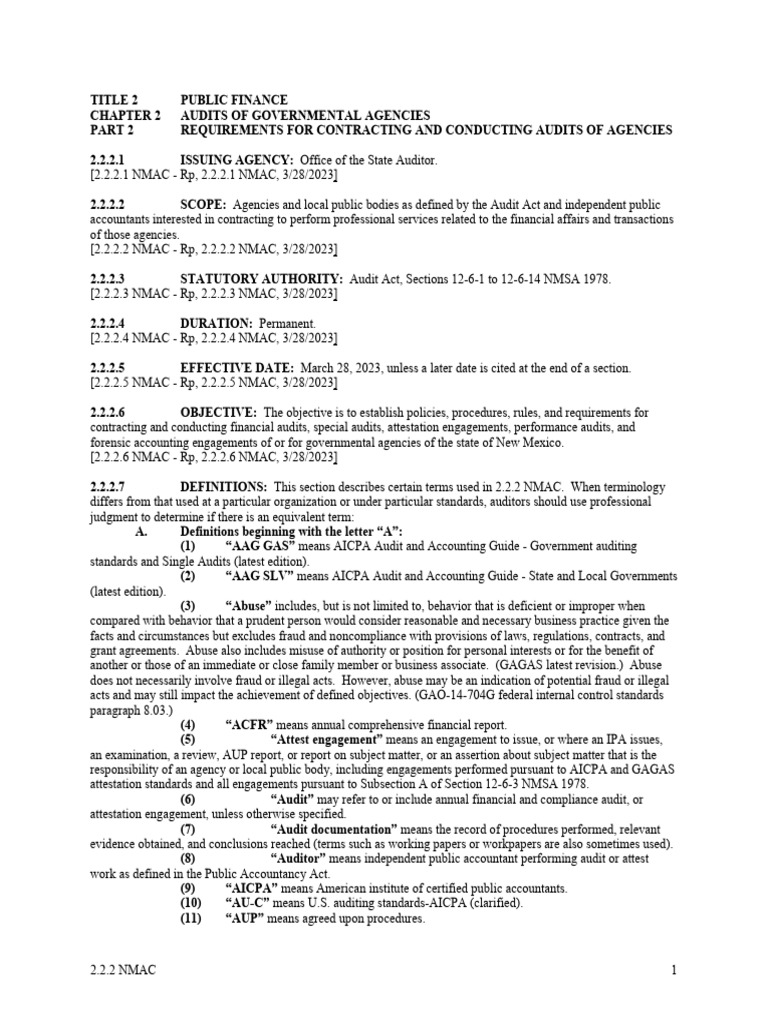 Audit Rule 2023 | PDF | Audit | Auditor's Report