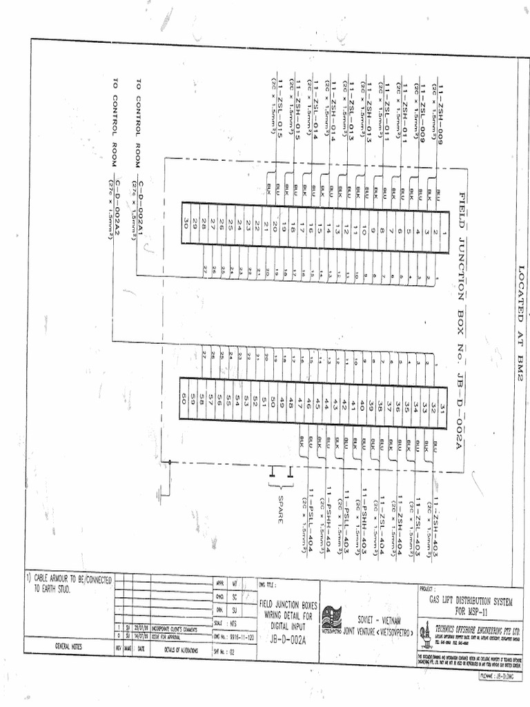 Field JB Wiring Detail DI-DO 2 | PDF