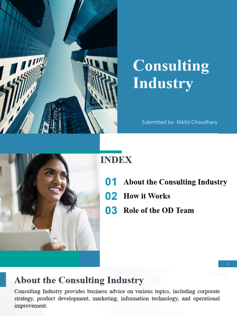 Consulting Industry Nikhil | PDF | Consultant | Organization Development