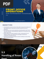 Key Control Procedure Detailed Hotel Security JNU | PDF