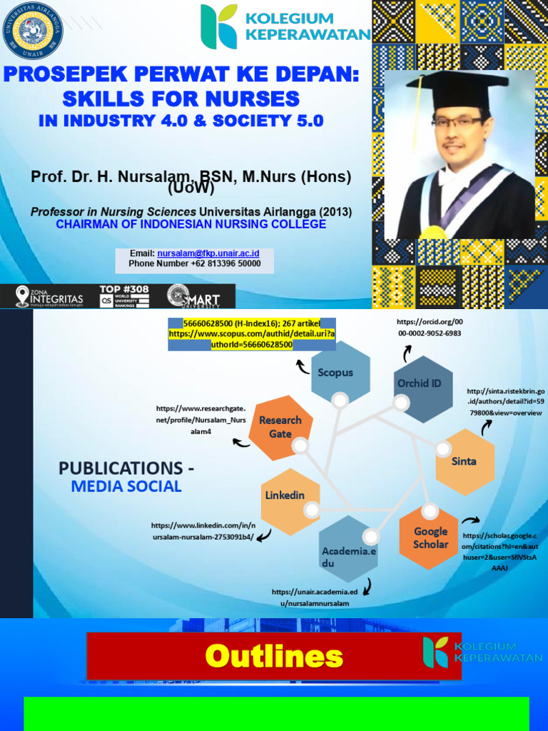 Prospek Perawat - Skill For Nurses-Industry 4.0 & 5.0 - Prof Nursalam ...