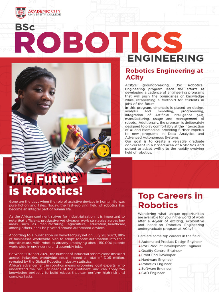 BSc Robotics Engineering Program Overview | PDF | Mechatronics | Robotics