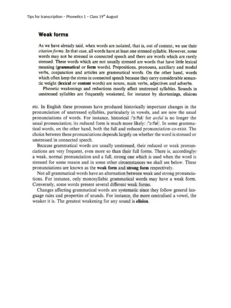 Tips For Transcription | PDF