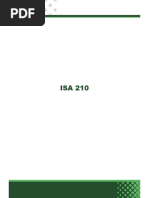 ISA 210: Audit Engagement Terms | PDF | Financial Audit | Financial ...