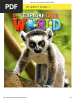 Explore Our World 1 Student Book PDF | PDF