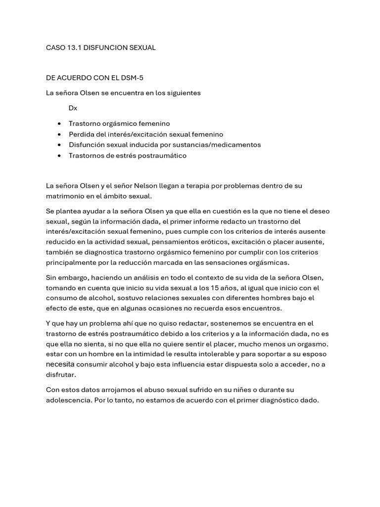 Disfunción Sexual Femenina y Trauma | PDF | Trauma psicólogico | La ...
