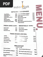 BQT Menu | PDF | Lunch | Curry